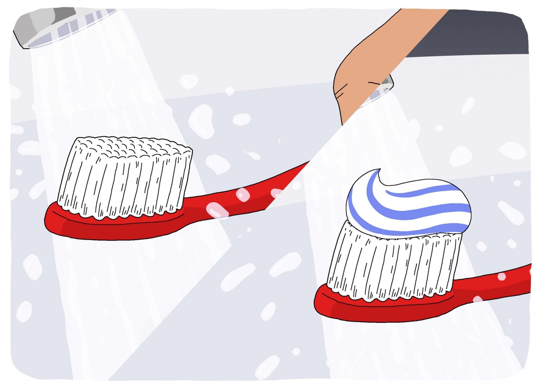 Turn off the tap while brushing - 365 Smiles