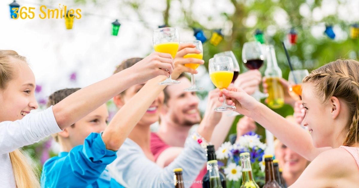 Invite your neighbours for a drink - 365 Smiles